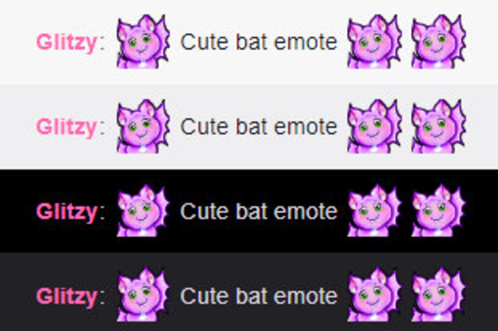 Cute Bat Emote Twitch Emote Premade Affiliate Partner - Etsy