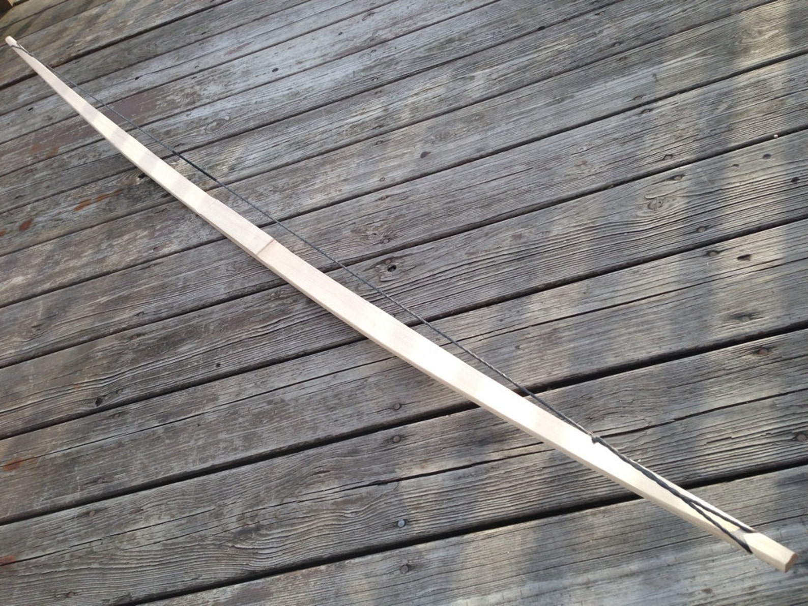 64" You-finish Competition or Hunting Bow - Hickory Longbow - Custom ...