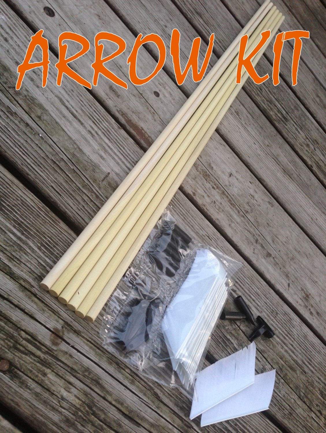 Homemade Wood Arrows