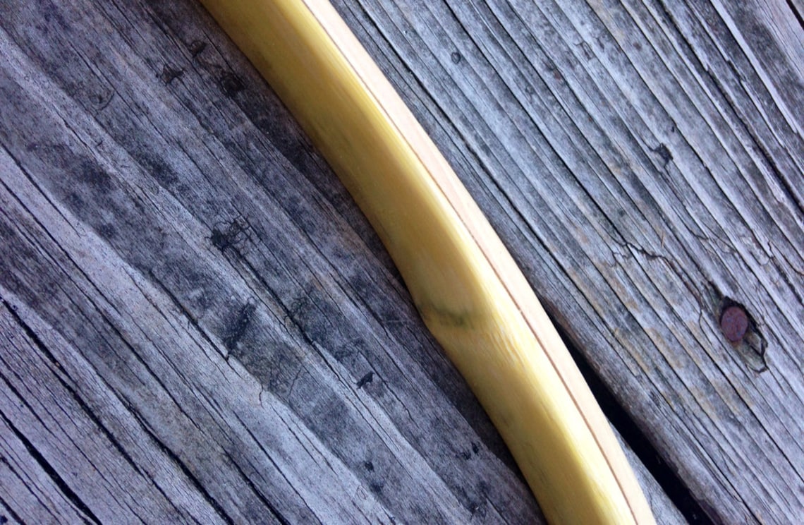 64" Bamboo Backed Hickory Recurve - Competition or Hunting Bow - Custom ...