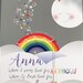 Rainbow Name Art, Rainbow Personalised Print, Rainbow Nursery Artwork ...