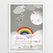 Rainbow Name Art Rainbow Personalised Print Rainbow Nursery - Etsy