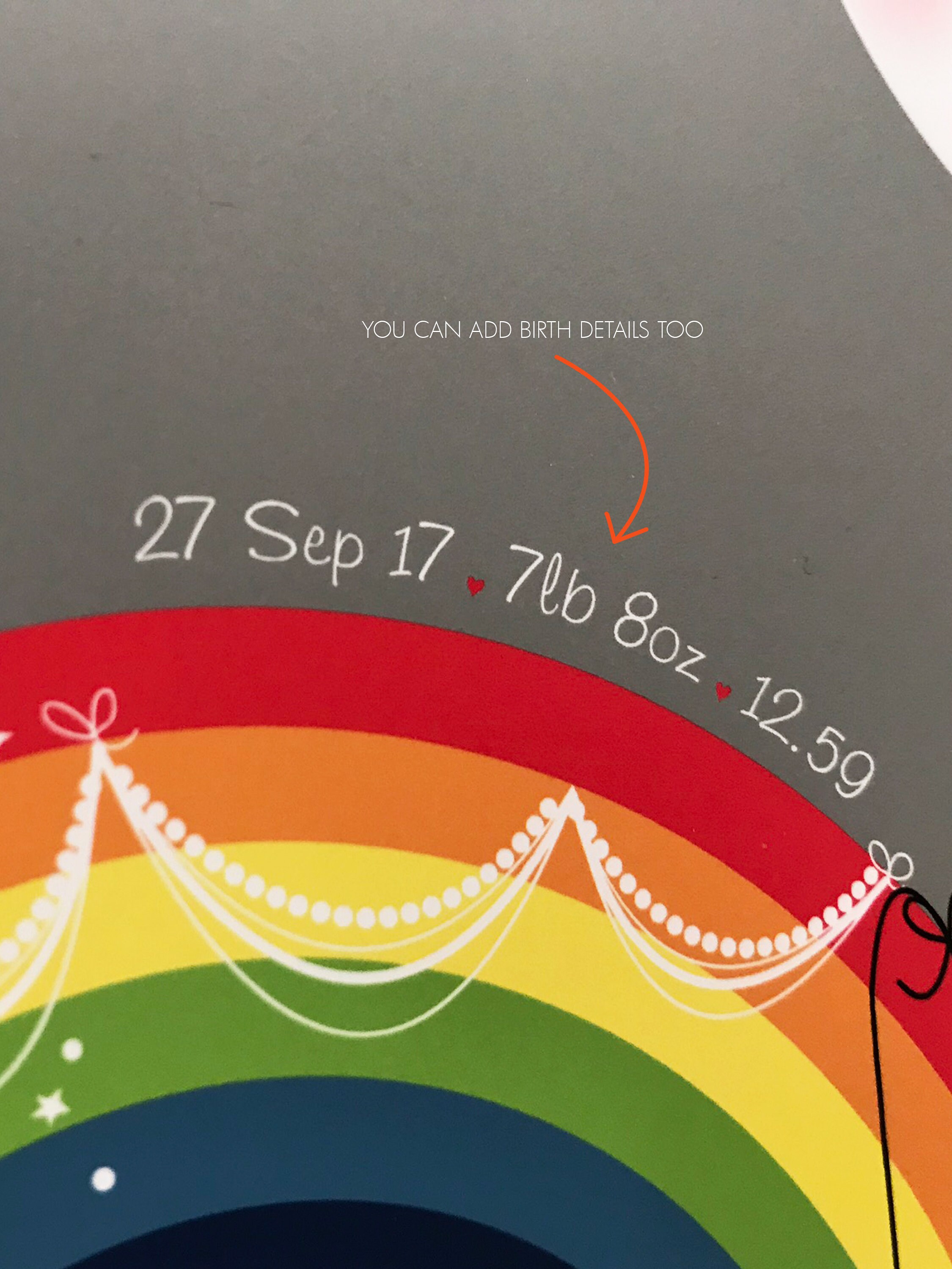 Rainbow Name Art Rainbow Personalised Print Rainbow Nursery - Etsy