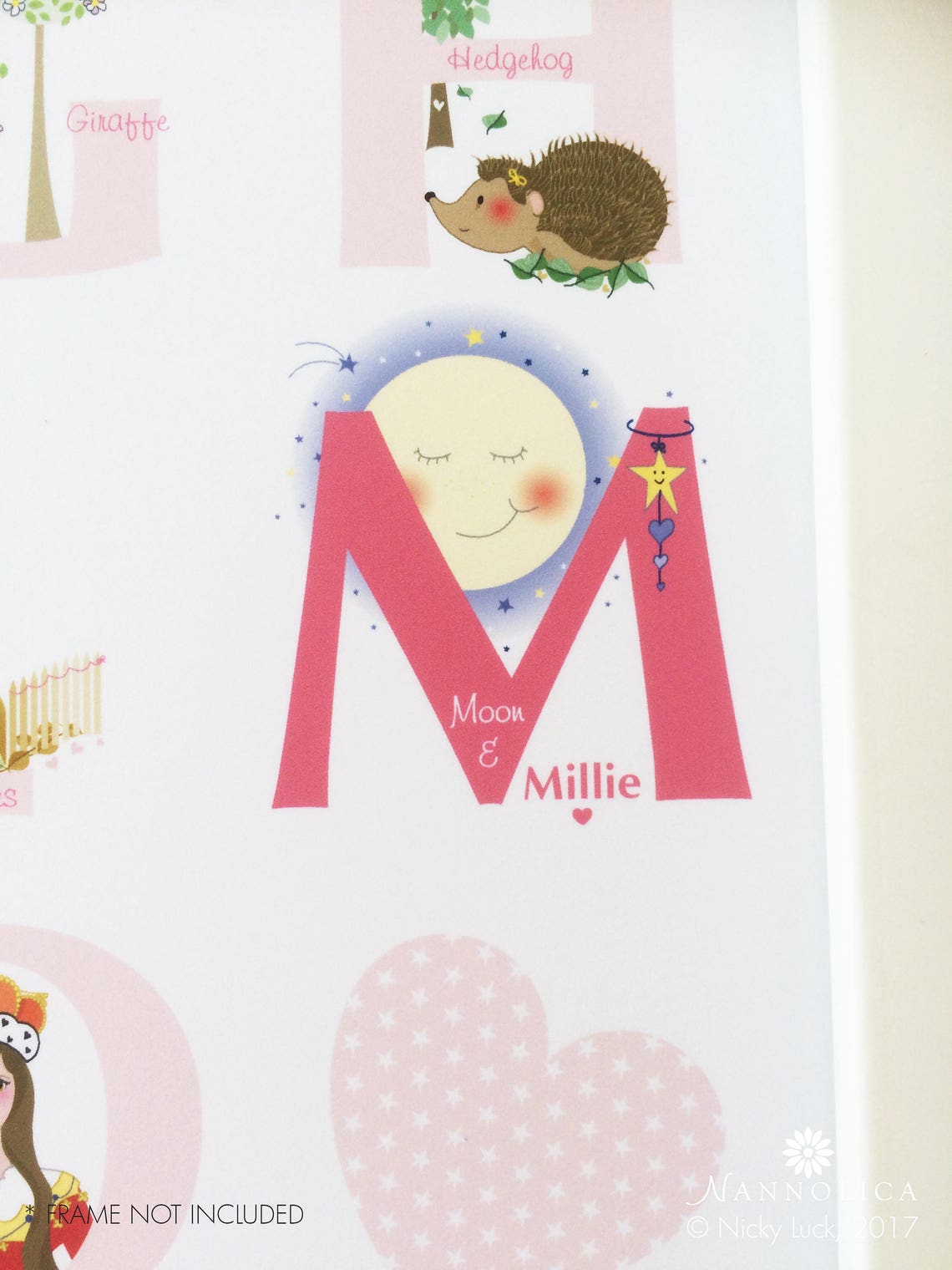 Personalised Alphabet Print Alphabet Print Alphabet Poster - Etsy