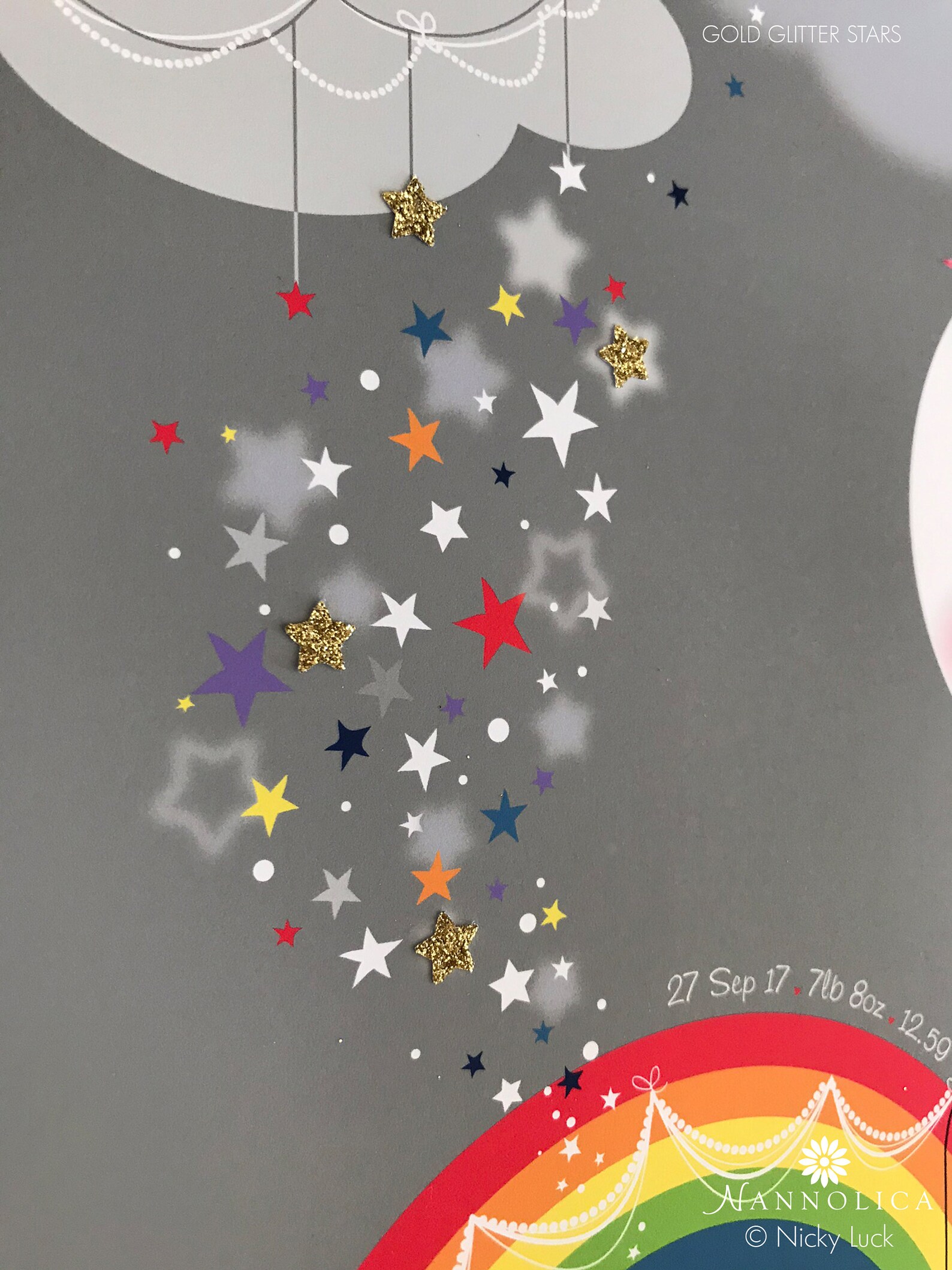 Rainbow Name Art Rainbow Personalised Print Rainbow Nursery - Etsy