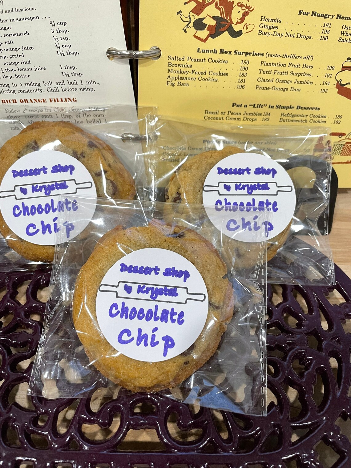 Bakers Dozen Chocolate Chip Cookies - Etsy