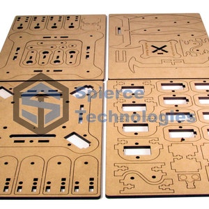 Meped V2 Quadruped Walking Robot - Wood Kit - Etsy