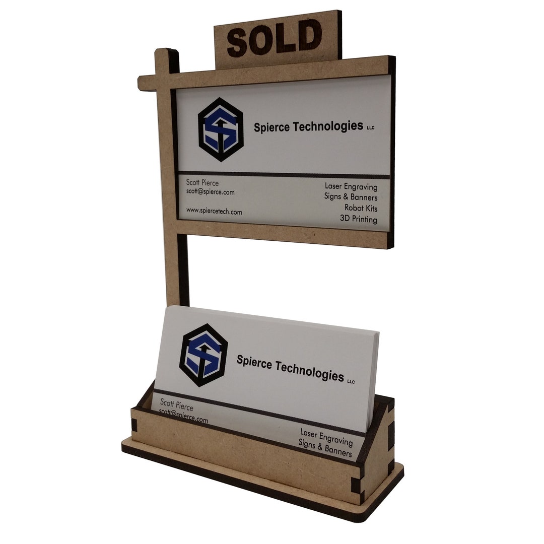 Real Estate Business Card Holder Kit - Etsy