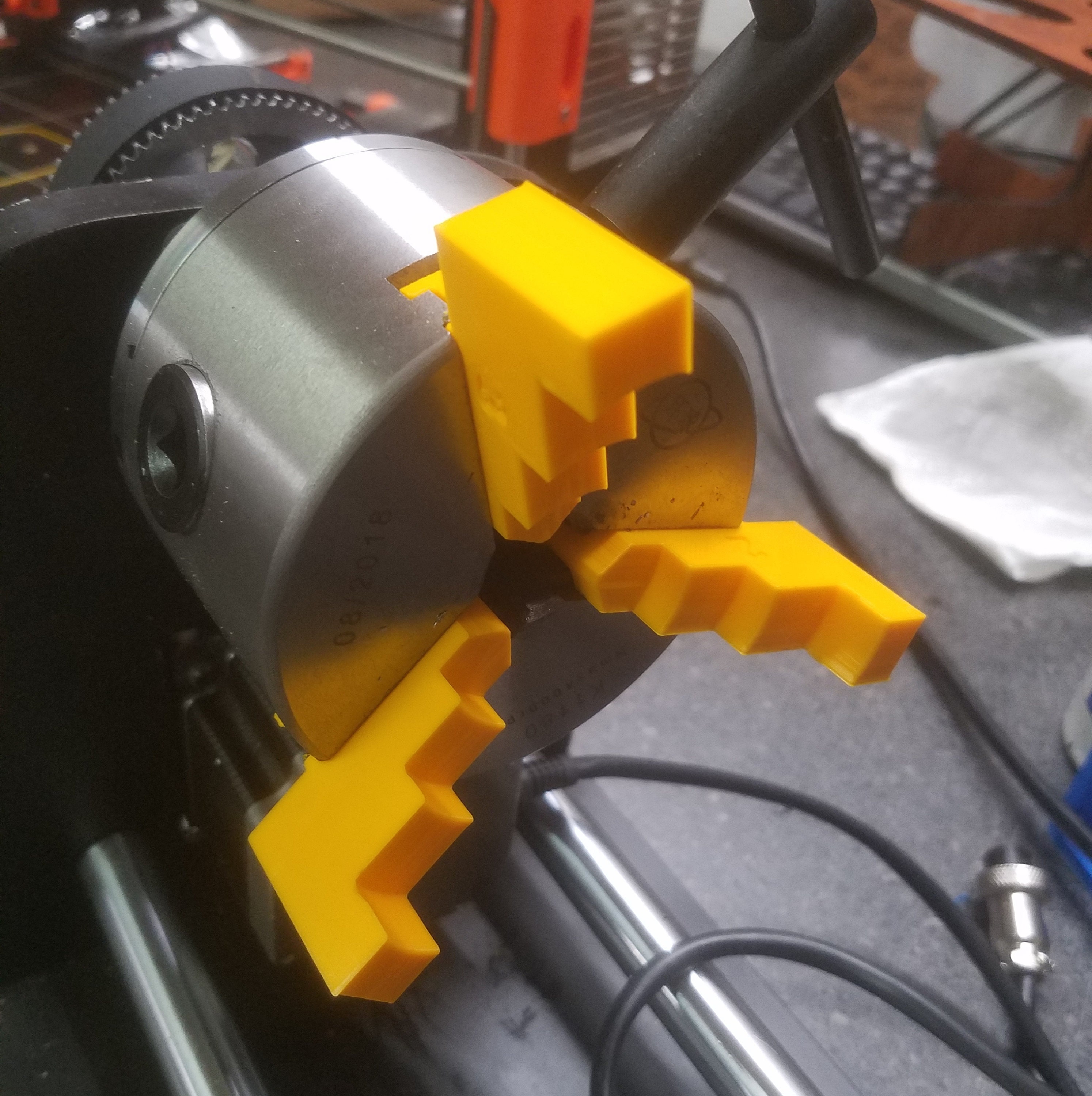 80mm Laser Rotary Chuck Jaws, Opens to 4" (101mm) in Diameter - Etsy