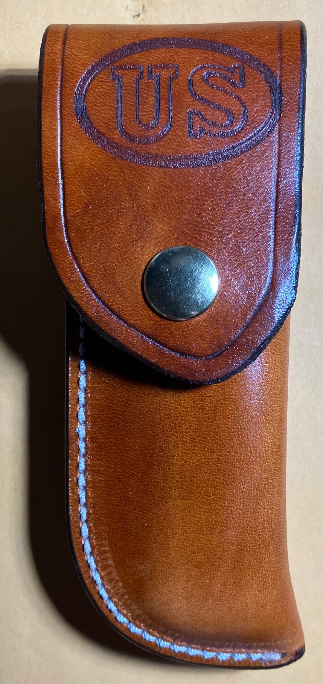 Leather Sheath for Buck 110 CIVIL WAR Buckle Logo - Etsy