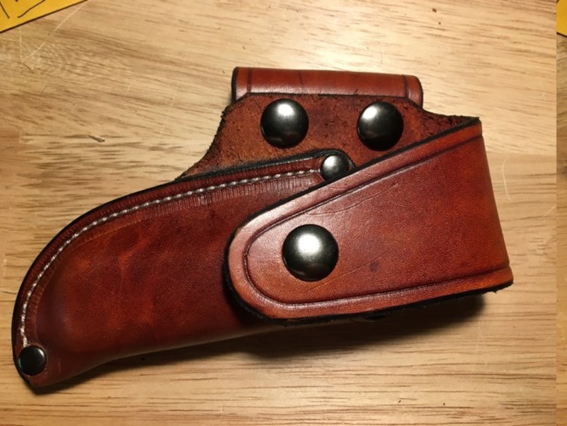 Leather Knife Sheath W/flap "the Nugget" Series for Buck 110 - Etsy