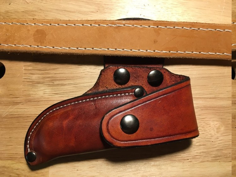 Leather Knife Sheath W/flap "the Nugget" Series for Buck 110 - Etsy