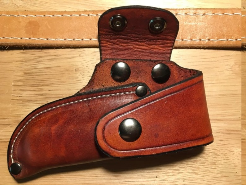 Leather Knife Sheath W/flap "the Nugget" Series for Buck 110 - Etsy
