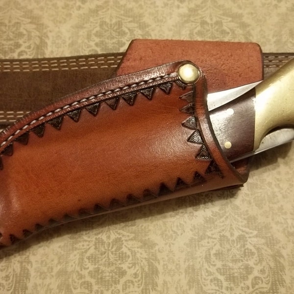 Leather Knife Pouch - Etsy