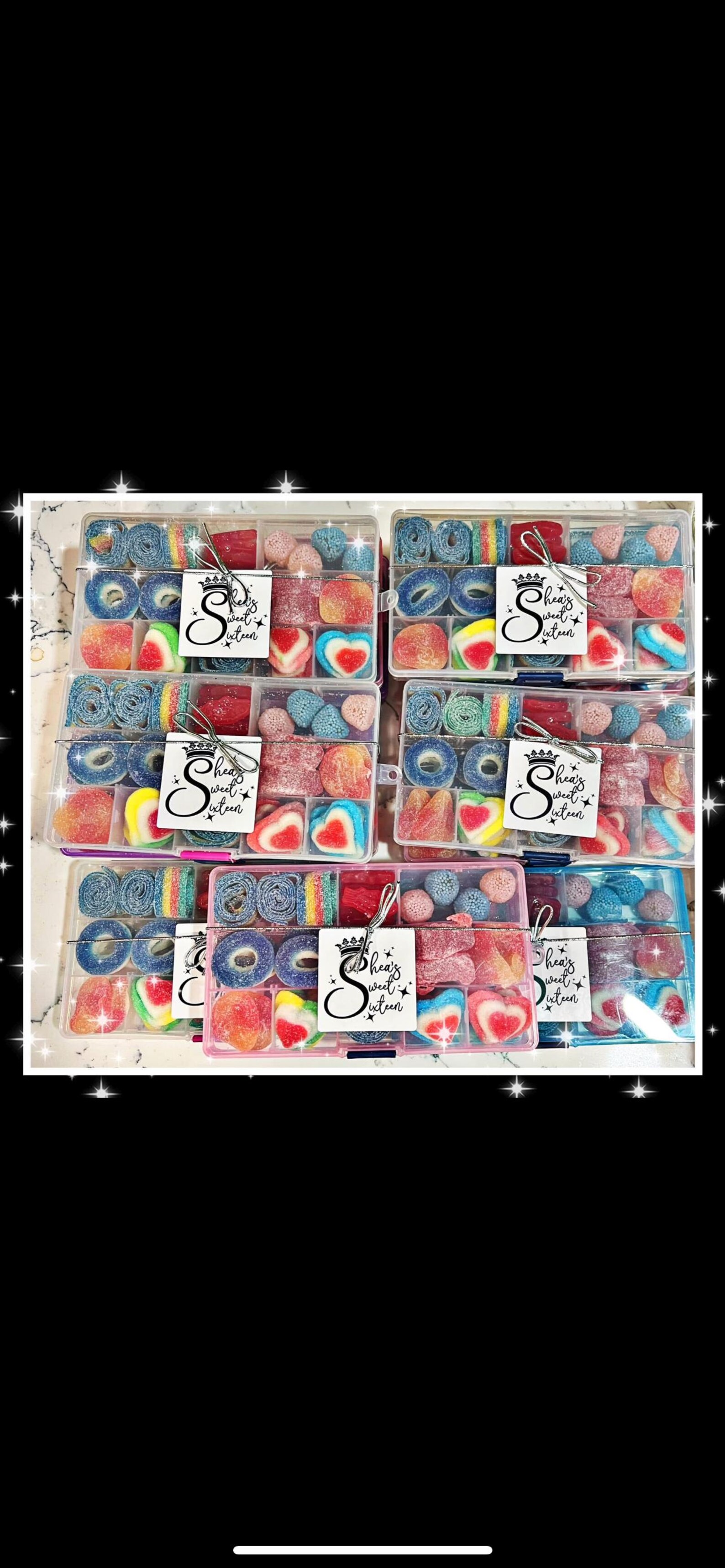 Valentine Candy Tackle Box Set of 2: Personalized Candy Gift - Etsy