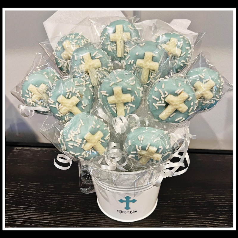Baptism Cake Pops - Etsy