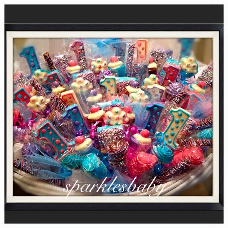 First Birthday Birthday Chocolate Basket COMMACK Pickup Only - Etsy
