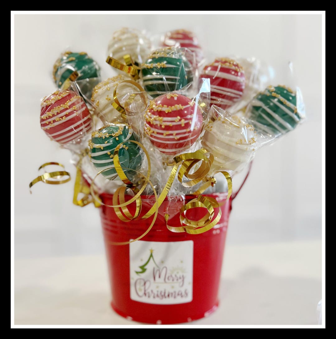 Christmas Cake Pops: Holiday Chocolate, Individually Wrapped (24 Count ...
