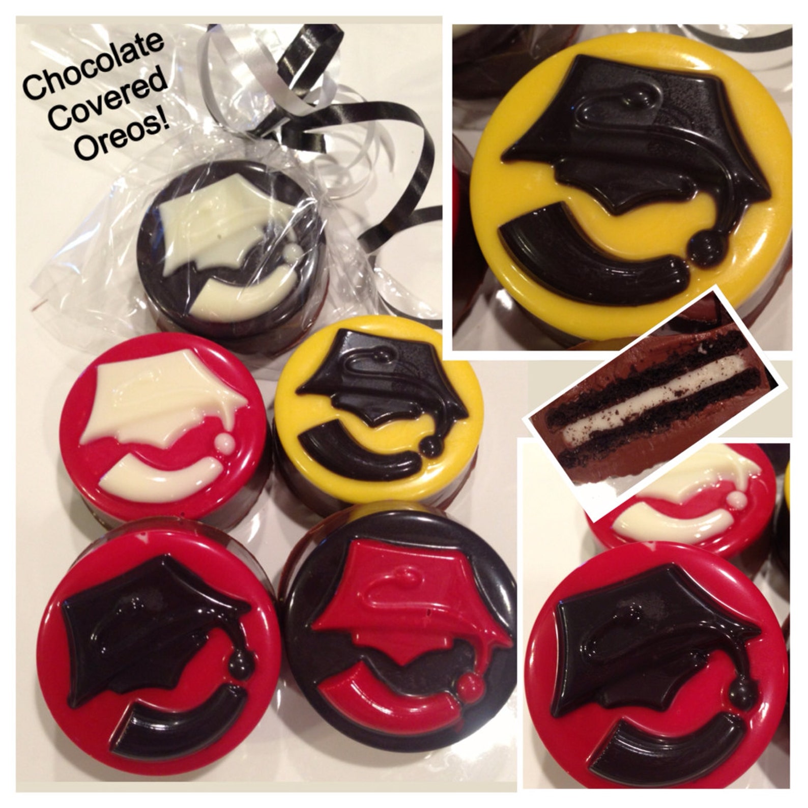 Graduation Chocolate Covered Oreos Graduation Gift and | Etsy