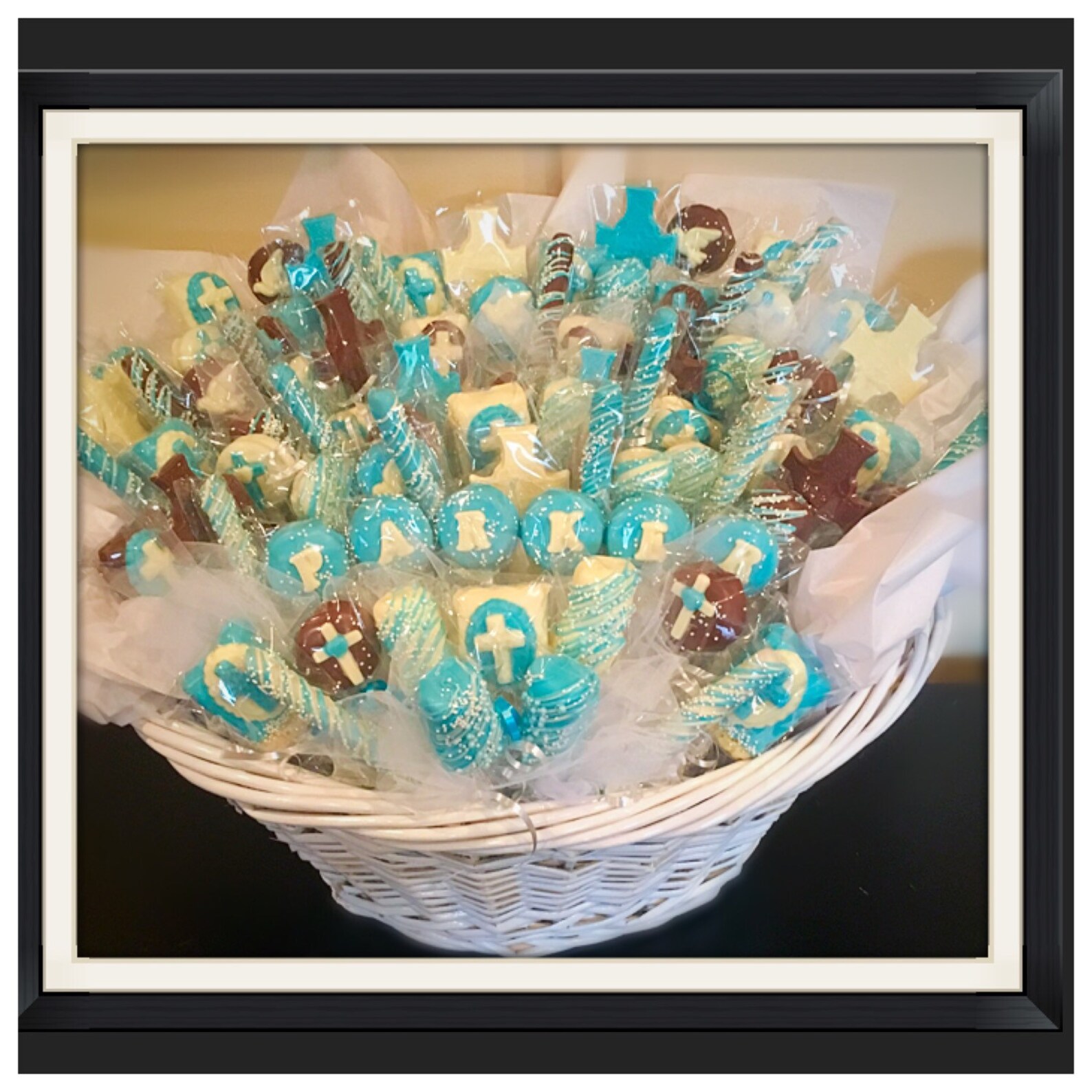 Baptism, Communion, Christening, Religious Chocolate Basket- COMMACK ...