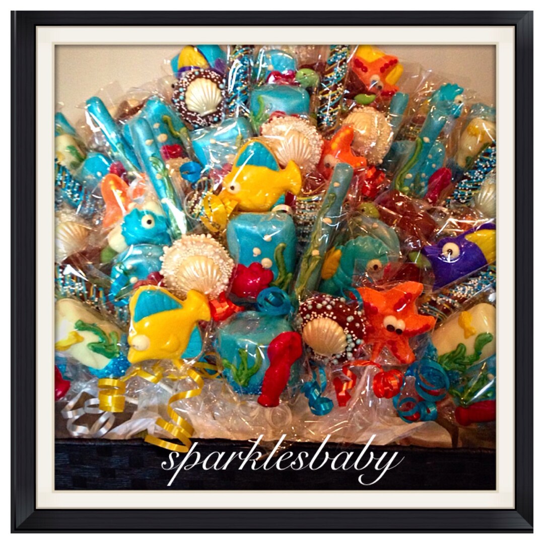 Fish Chocolate, Fish Basket, Sea Theme, Fish Theme Under the Sea Themed ...