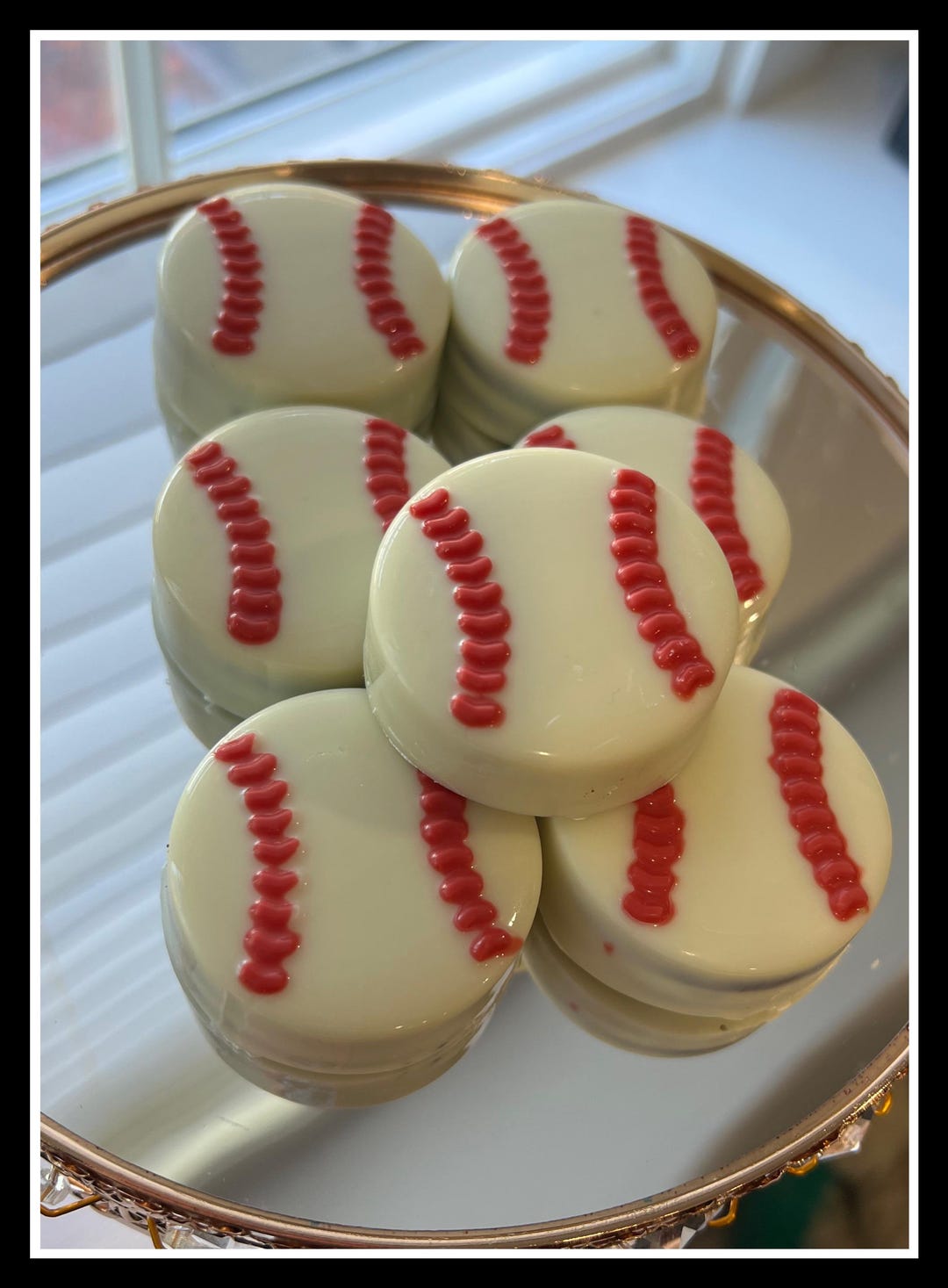 Baseball Chocolate Covered Oreos: Personalized Party Favors (set of 12 ...