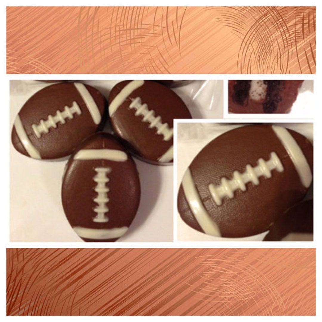Football Chocolate Covered Oreos Set of 12 - Etsy