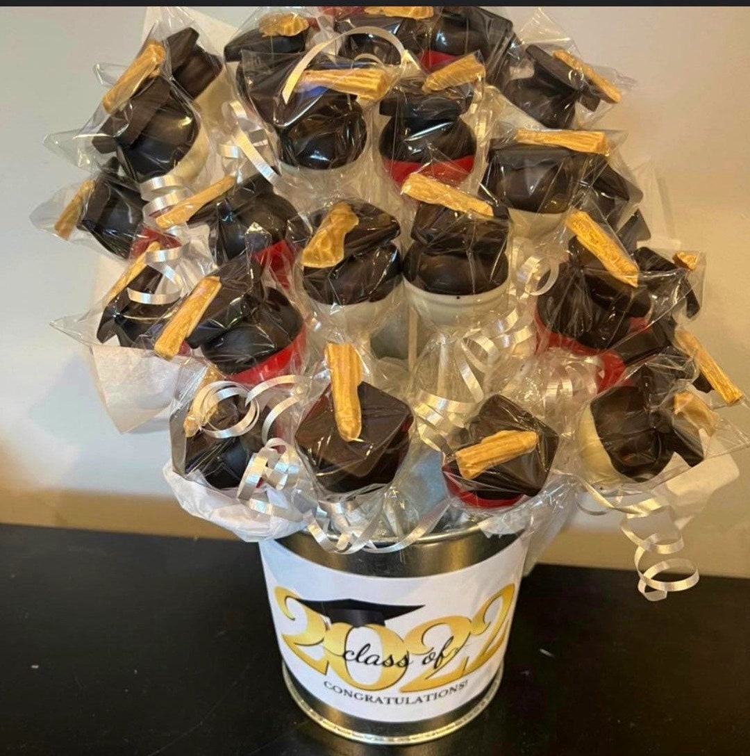 Gourmet Graduation Cake Pops: Custom Colors, Party Favors - Etsy