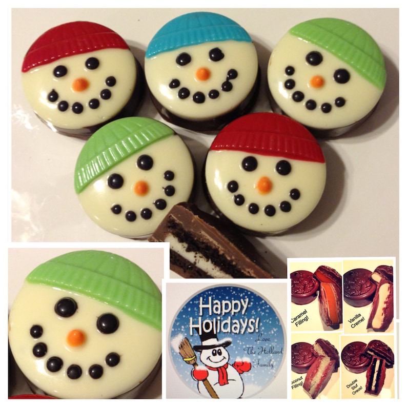 Santa Claus Christmas Chocolate Oreo Lollipops - Set of 12 Santa Pops ...