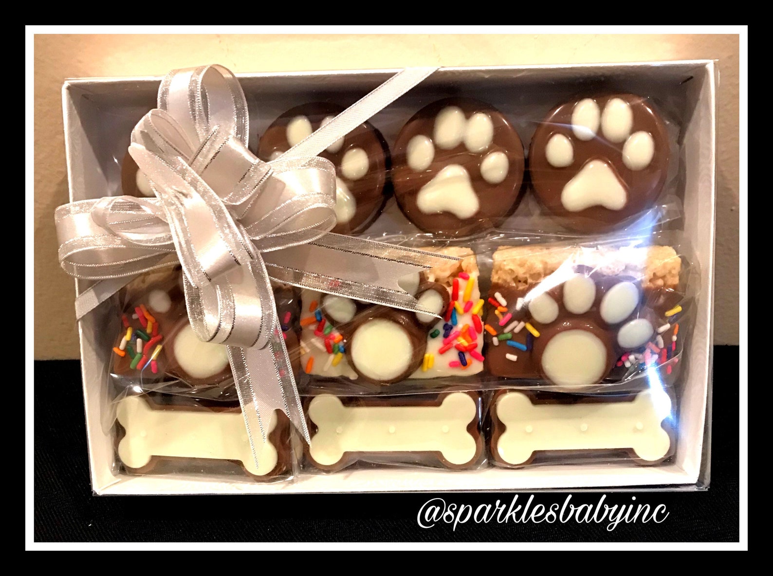 Dog Paw Print Chocolate Gift Box: Vet Gift - Etsy