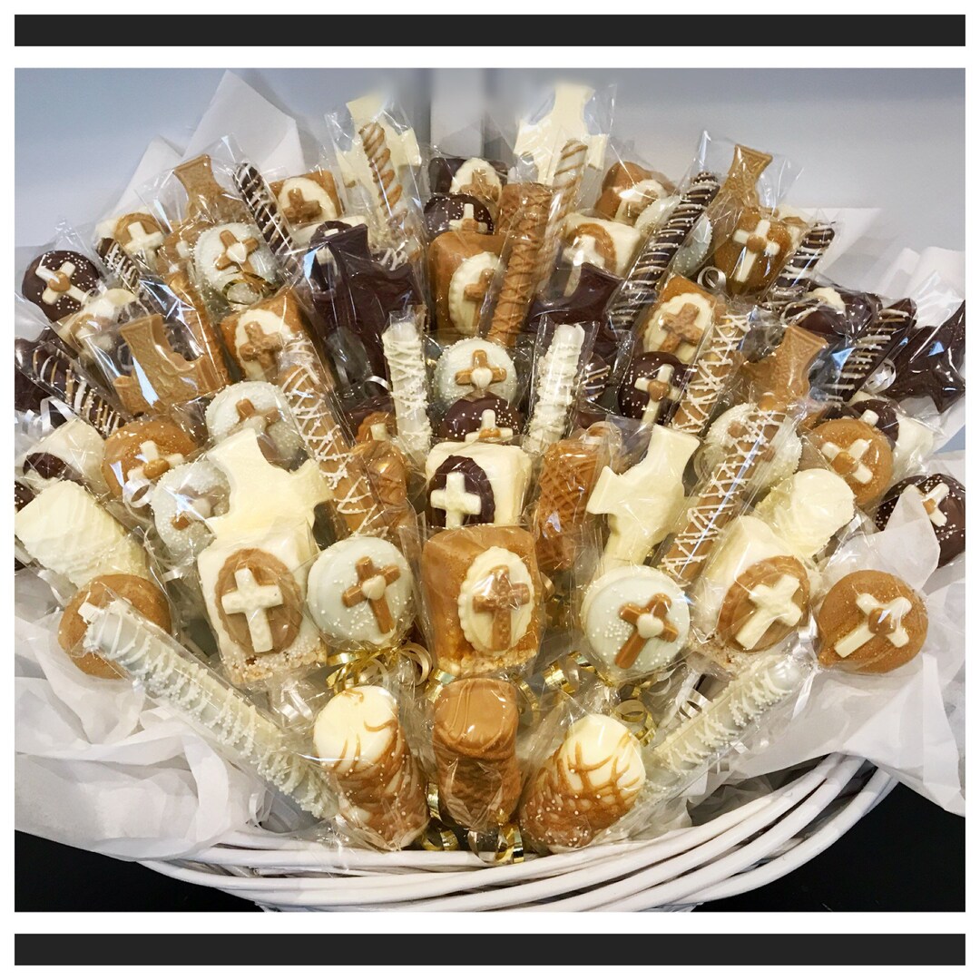 Baptism, Communion, Christening, Religious Chocolate Basket- COMMACK ...