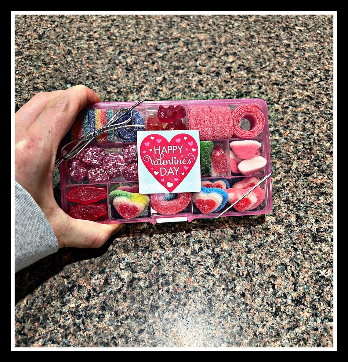 Valentine Candy Tackle Box Set of 2: Personalized Candy Gift - Etsy