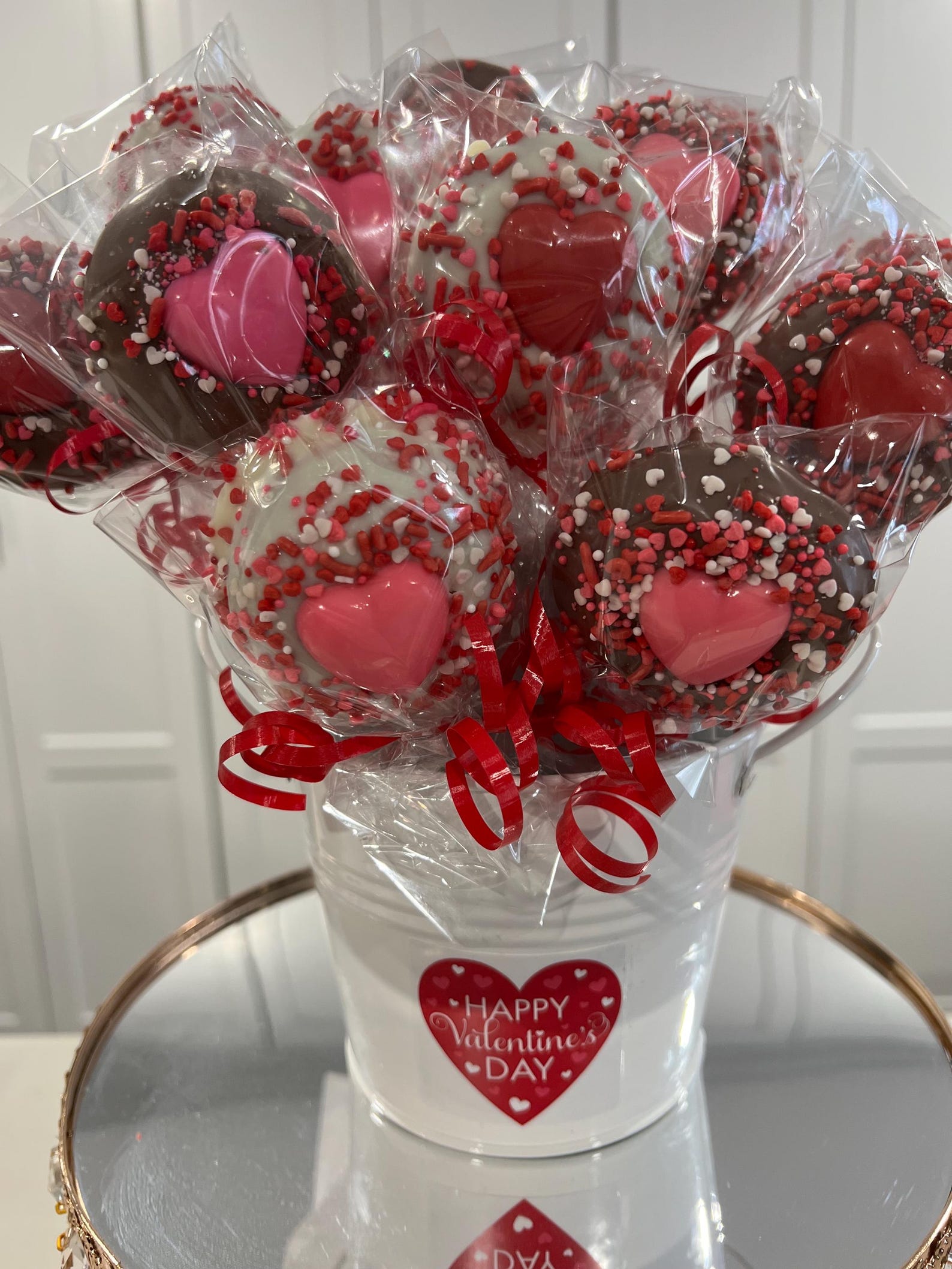 Valentine's Jumbo Cake Pops: Gourmet Chocolate Gift Basket - Etsy