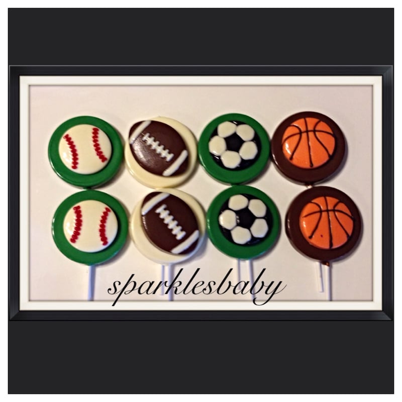 Baseball Lollipop - Etsy