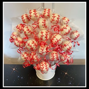 Basketball Cake Pops: Gourmet Chocolate Favors, Sports Theme (24 Count ...