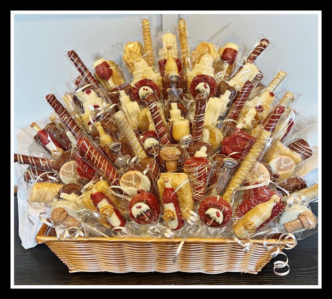 Wine Themed Gourmet Chocolate Basket: Party Favors & Gifts - Etsy