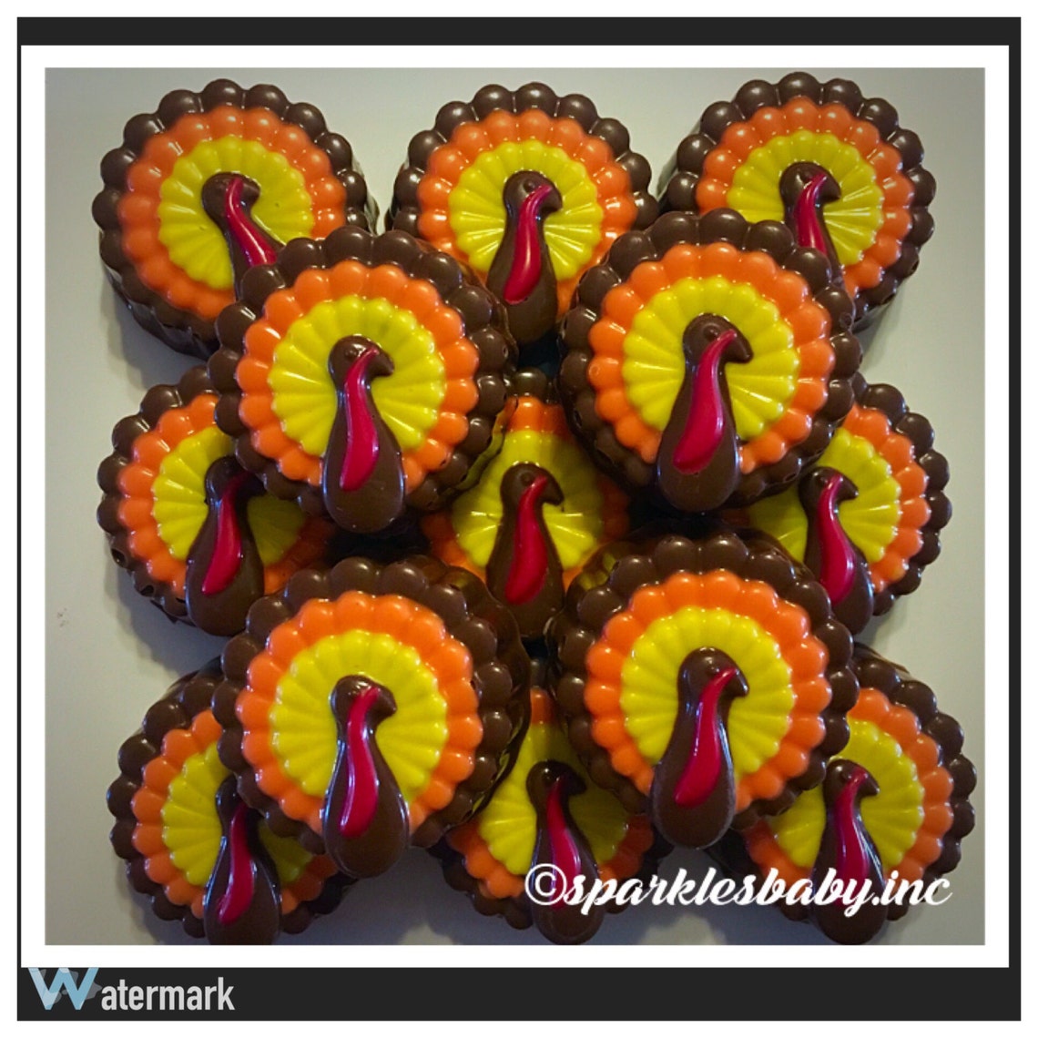 Thanksgiving Turkey Chocolate Covered Oreos - Set of 12 Thanksgiving ...