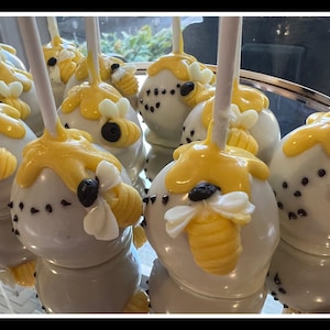Bee Chocolate, Bee Cake Pop, Bumble Bee Cake Pops, Honey Cake Pop, Bee ...