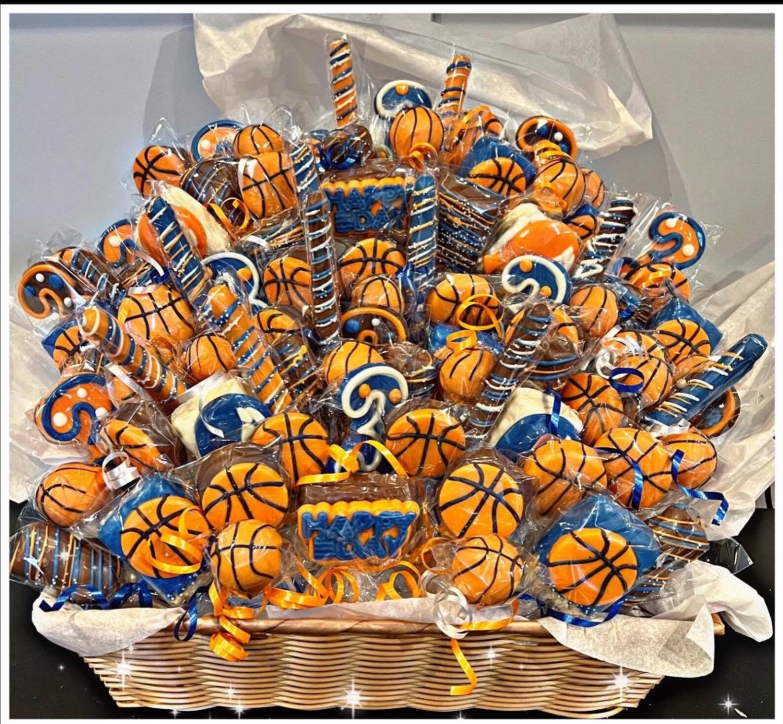 Basketball Chocolate Candy Assortment: Birthday Party Favors - Etsy