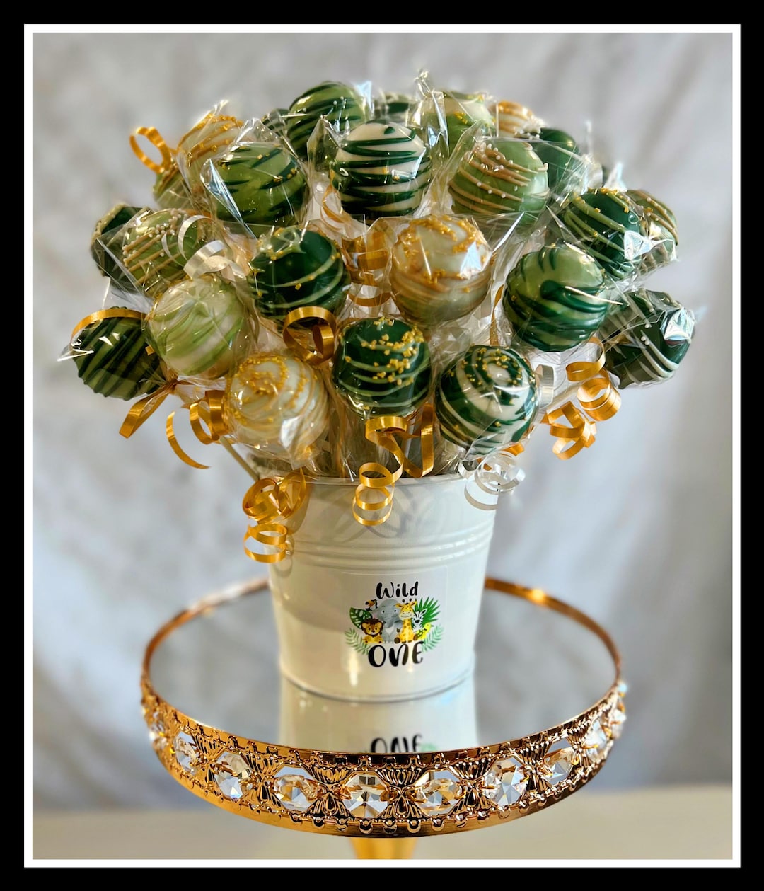Wild One Cake Pops: Safari Birthday Party Treats - Etsy