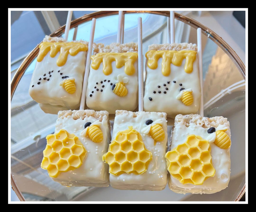 Bee Rice Krispie Treats: Bumble Bee Party Favors - Etsy