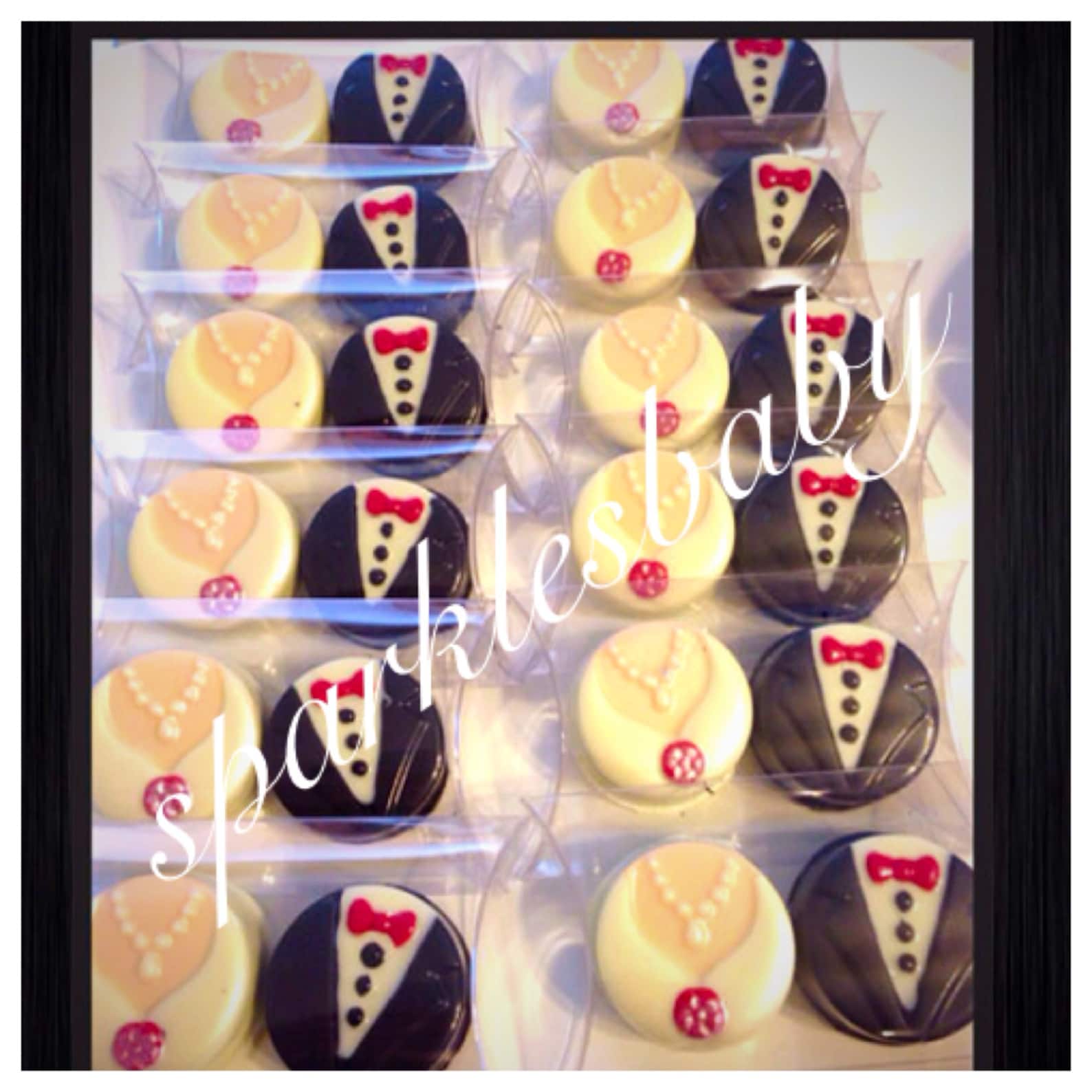 Wedding Chocolate Favors Wedding Oreo Pack With 2 Oreos per - Etsy