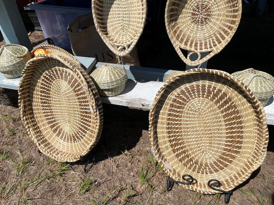 Handmade Gullah Sweetgrass Basket: African-american Craft From South ...