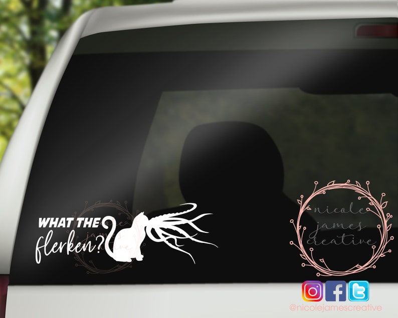 What the Flerken Vinyl Decal - Etsy
