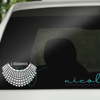 RBG Decal, Car Decal, Ruth Bader Ginsberg Car Decal, RBG Decal, RBG Car ...