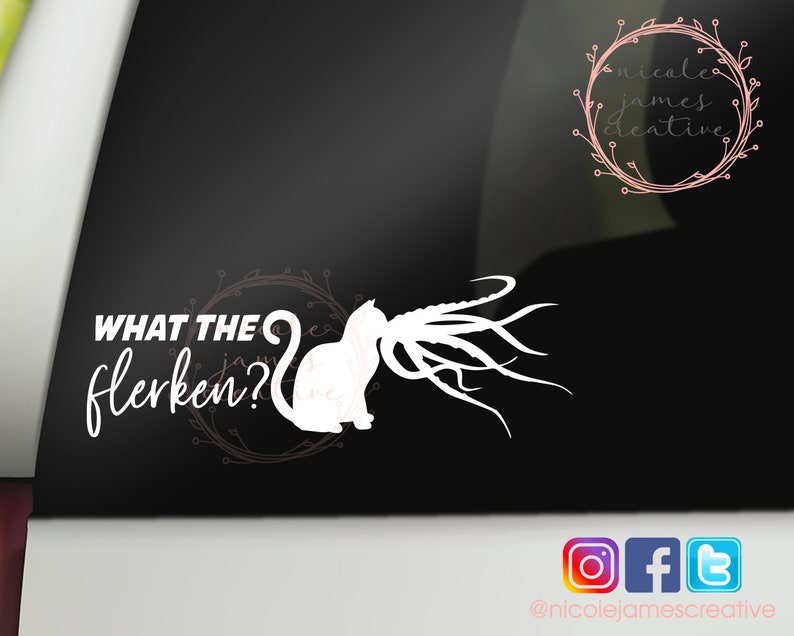 What the Flerken Vinyl Decal - Etsy