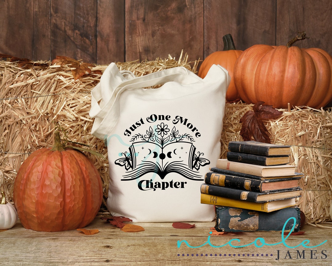 One More Chapter Reusable Tote Bag One More Chapter Tote One - Etsy