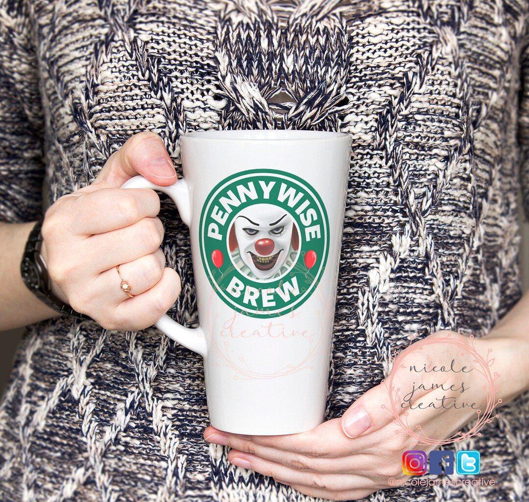 Pennywise Brew starbucks Inspired Ceramic Coffee/tea Mug - Etsy