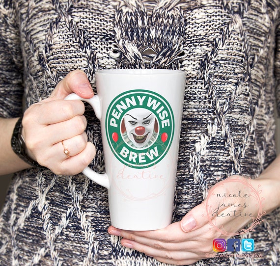 Pennywise Brew starbucks Inspired Ceramic Coffee/tea Mug - Etsy