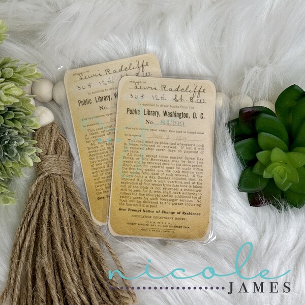 Vintage Bookmark - Etsy